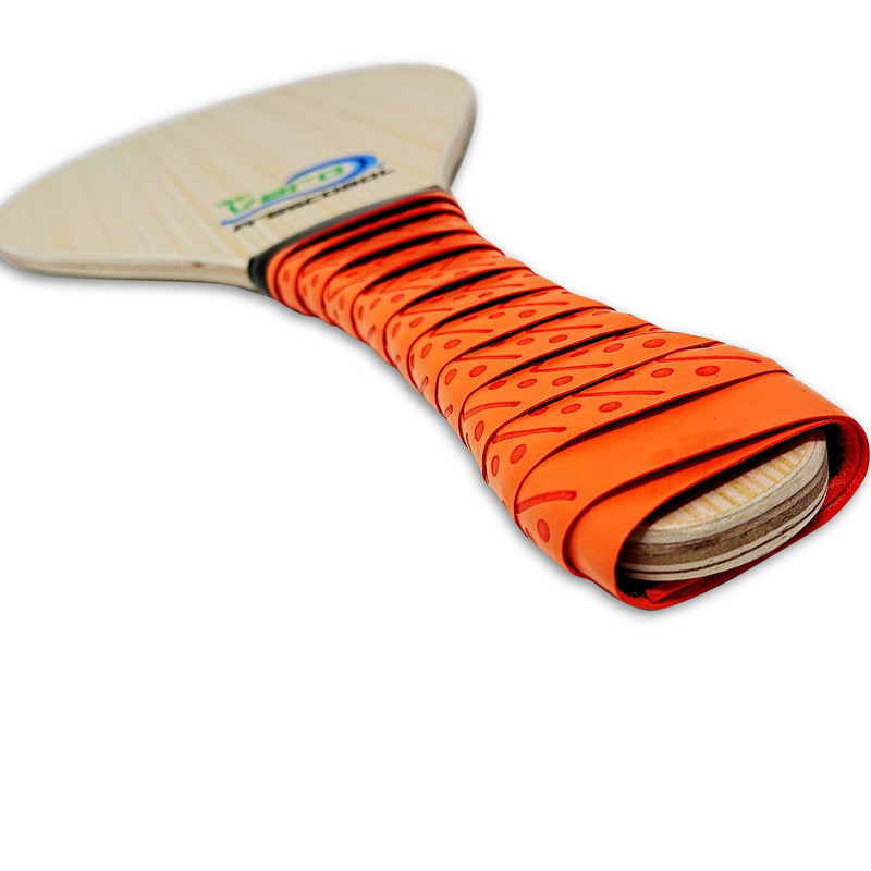 Florida Orange Wood Frescobol Beach Paddle Game Kit - Vero Frescobol
